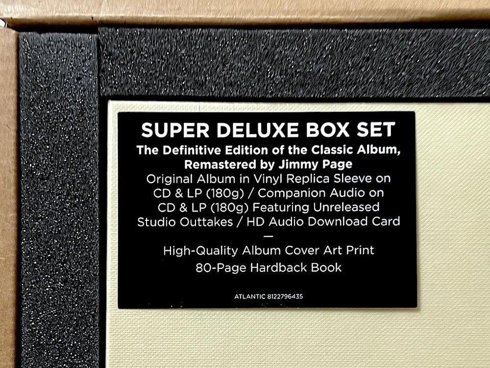 Led Zeppelin Iii Super Deluxe Edition Cd Box Set (Discontinued) Rock ...