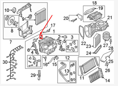 NEW AUDI A6 C7 HVAC AIR INLET DOOR ACTUATOR 4G0820511 ORIGINAL 4G0-820 ...