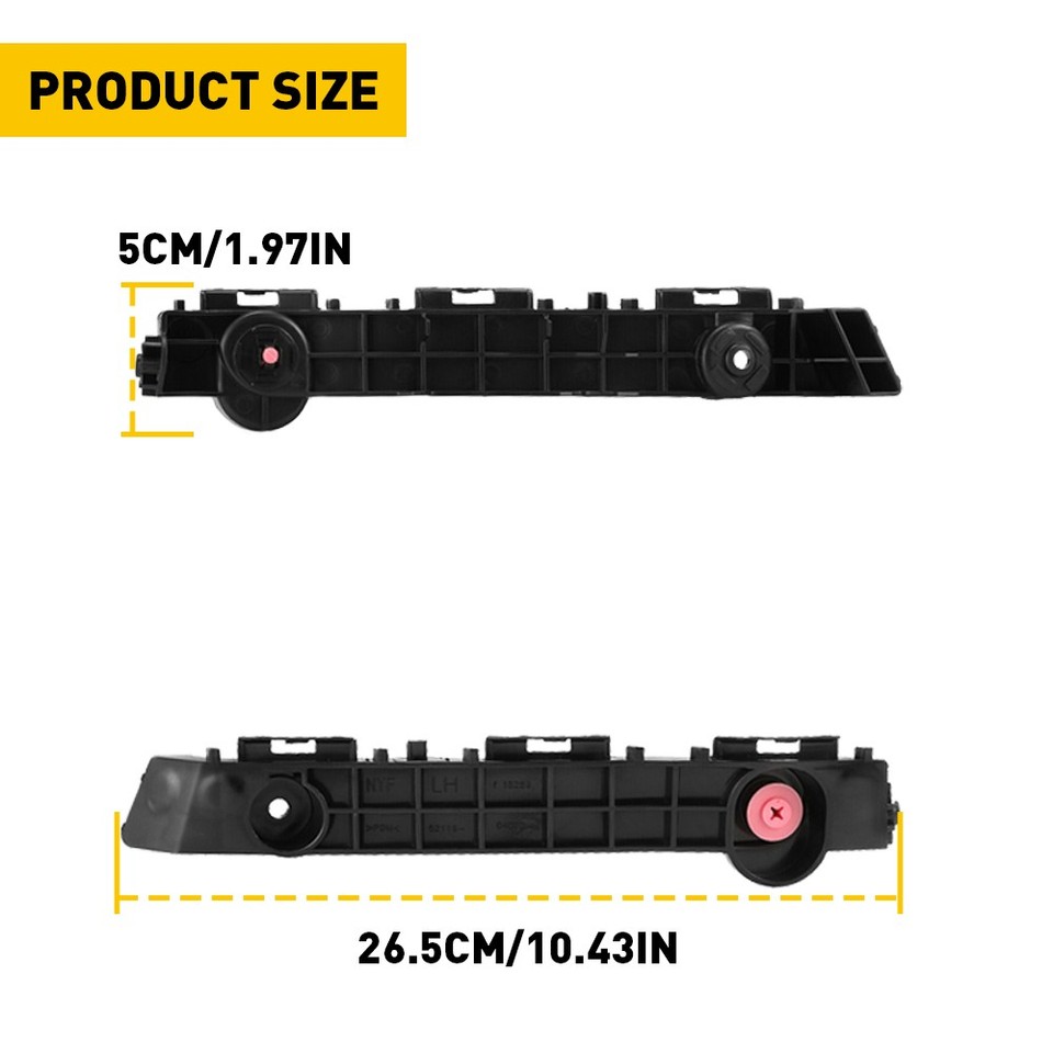 TO1043130, TO1042130 Bumper Bracket Set For 16-18 Toyota Tacoma Front ...