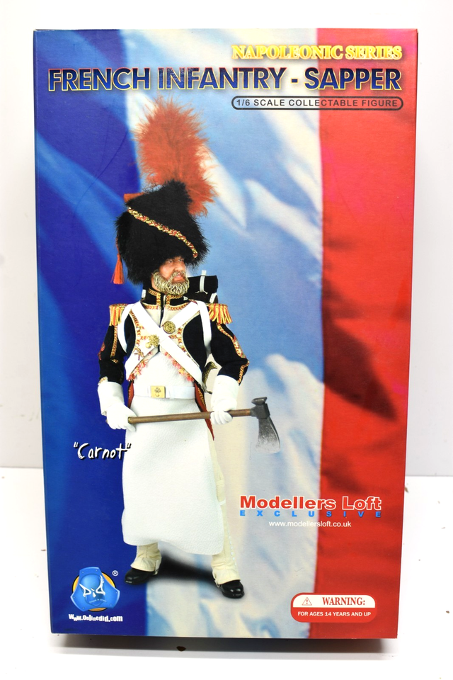 Carnot French Infantry Sapper Napoleonic Series DID Modellers Loft 1:6 ...