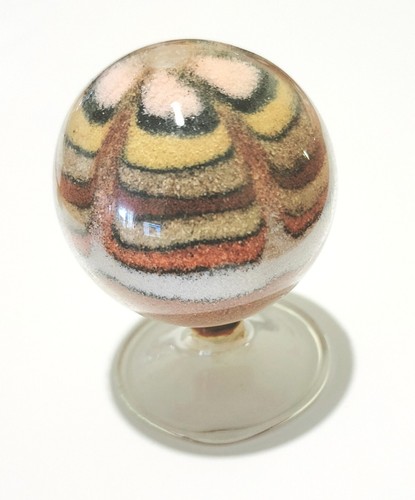 Layered Sand Art In Glass Sphere With Inbuilt Stand | eBay Australia