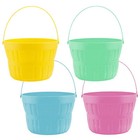 Easter Plastic Treat Bucket Gift Basket Ideal for Egg Hunt - Choose Colour | eBay UK