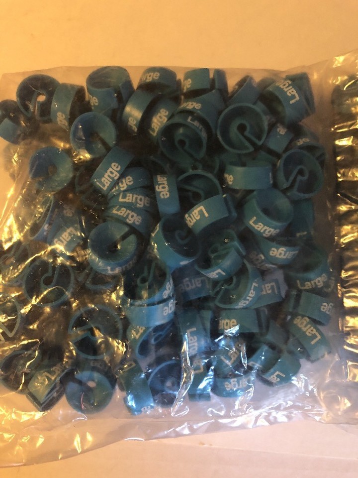 500 LARGE Hanger Garment Size Marker indicator Tag Sizer Retail Store ...