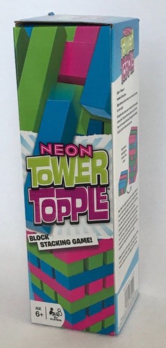 New Neon Tower Topple Block Stacking Game Free AU Shipping! | eBay ...
