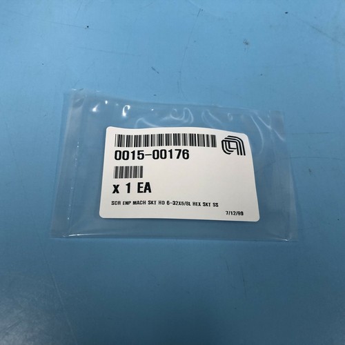 344-0503// AMAT APPLIED 0015-00176 SCR ENP MACH SKT HD 6-32X5/8L HEX ...