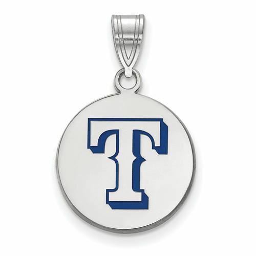 SS MLB Texas Rangers Letter T Medium Enameled Disc Pendant | eBay