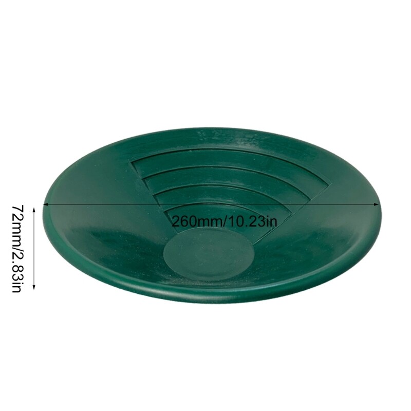 Hand Operated Gold Mining Tool Green Gold Pans for Prospecting Panning ...