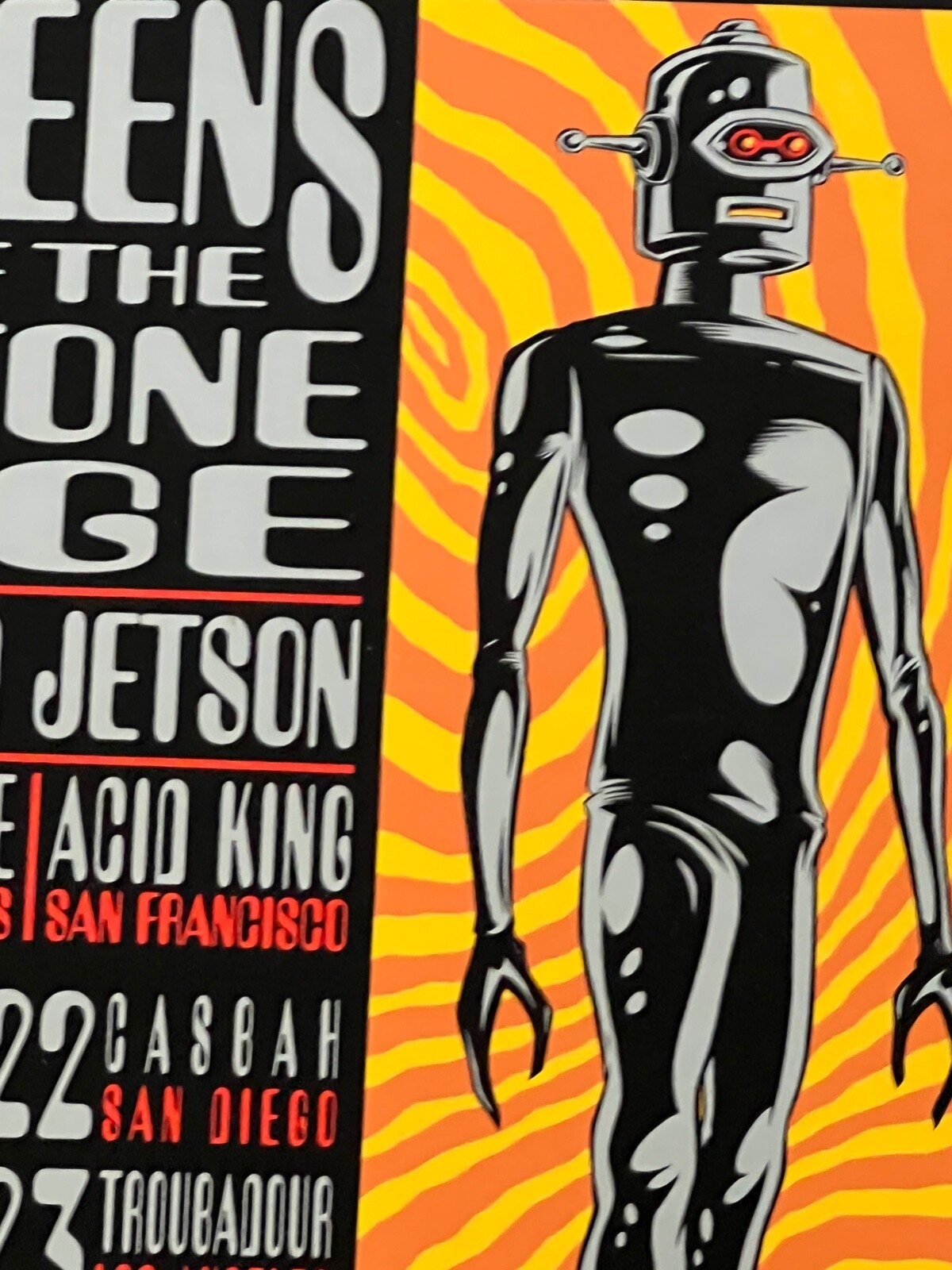 Queens of the Stone Age 1998 Original Alan Forbes Concert Poster 33/150 ...