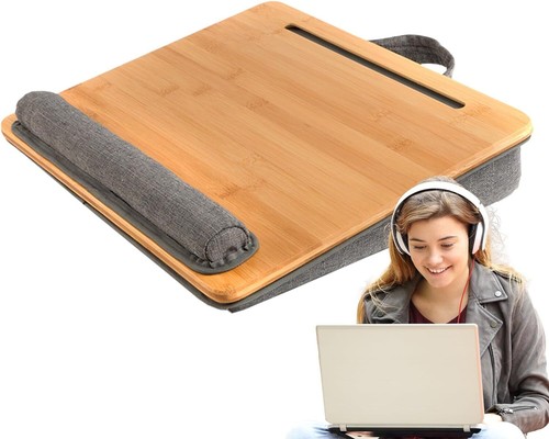 Lap Cushioned Desk Knee Laptop Notebook Tray Portable Computer Tablet ...