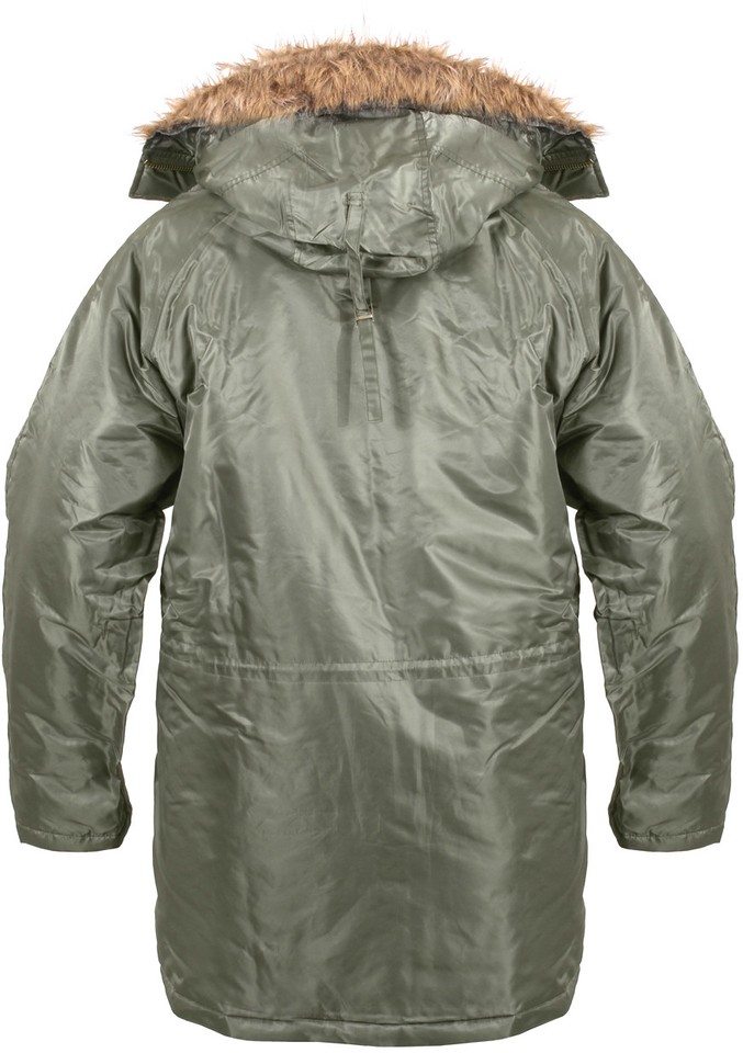 Cold Weather N-3B Military Snorkel Parka Jacket Long Insulated N3B ...