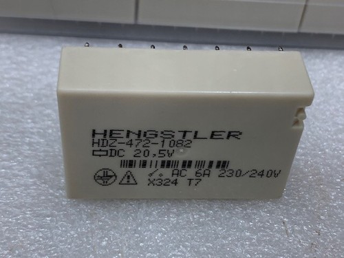 Hengstler PCB Relay HDZ-472-1082 Coil DC20.5V Contact AC230V New - Lot ...