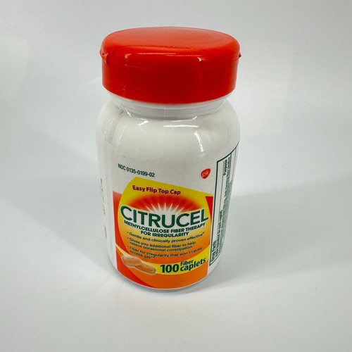 Citrucel 100 Fiber Caplets Methylcellulose Fiber Therapy For ...