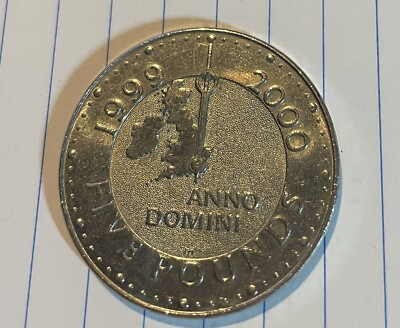 Rare Five Pound £5 Coin Millennium Anno Domini 1999-2000 | eBay UK