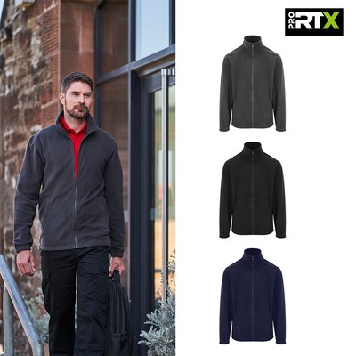 Pro RTX Men's Full Zip Fleece Winterwarm Jacket (RX402) - Plain Casual ...
