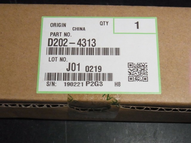Genuine Ricoh Pressure Roller (lfr) D202-4313 D2024313 6054 Only 4 at ...
