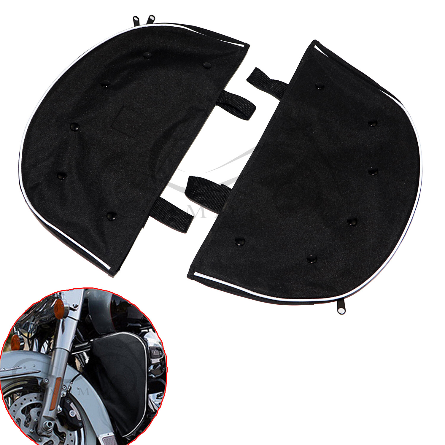 For Harley Softail Models 65-17 Engine Guard Chaps Leg Soft Lowers ...