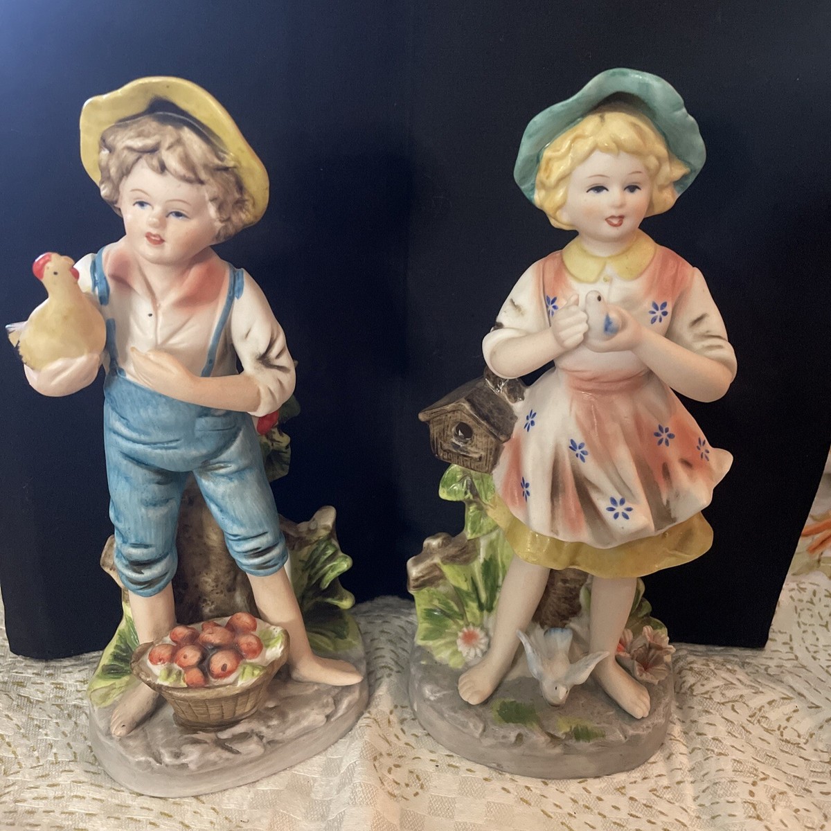 Home Interior Homco Figurines Vintage Homco Porcelain Figurine Girl
