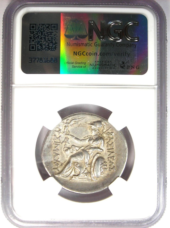 Lysimachus Silver AR Tetradrachm Lysimachos Thrace Coin 305 BC ...