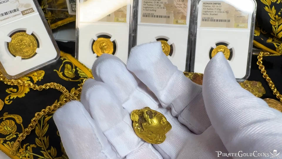 CALIFORNIA GOLD NUGGET .55oz or 17gm PIRATE GOLD NUGGETS | eBay