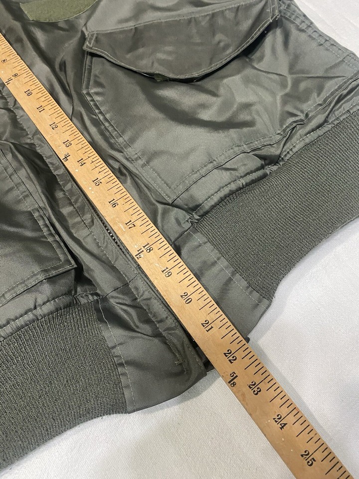 Vintage 1980s Military USAF Cold Weather Uniform Bomber Jacket CWU 45/P ...