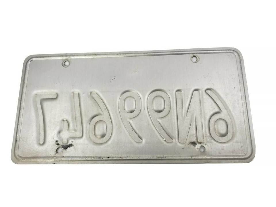 2000 - 2011 CALIFORNIA, CA, License Plate, 6N99647, White Plate, Blue ...