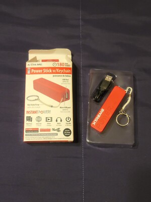 RED 1800 MAH PORTABLE POWER BRICK CHARGER | eBay