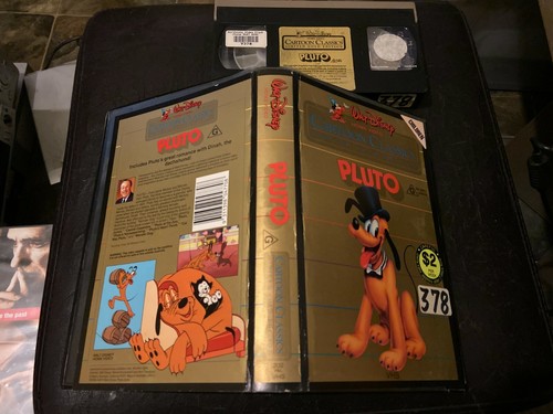 Pluto Walt Disney Cartoon Classics GOLD EDITION - VHS Video PAL Large ...