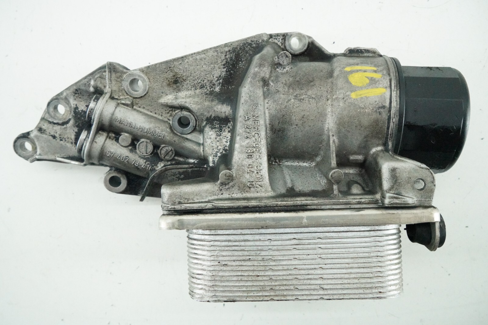 2008-2012 Mercedes C300 C350 M272 Engine Oil Filter Housing Cooler ...
