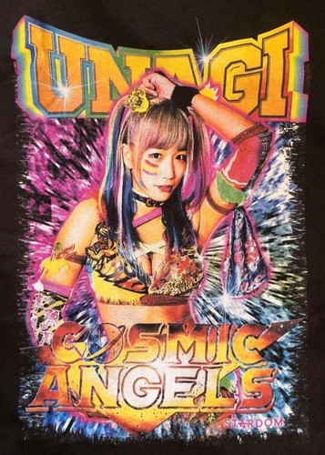 STARDOM Sayaka Unagi T-shirt Size L Cosmic Angels TJPW NJPW AEW | eBay