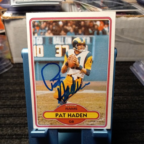 1980 Topps #445 Pat Haden Rams Autographed football card | eBay
