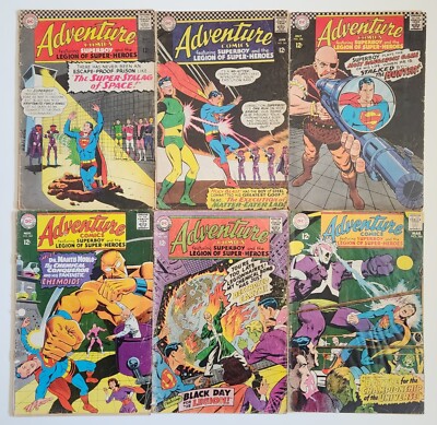 Adventure Comics 6 Issue Lot 344, 345, 358, 362, 363 & 366 DC Comics ...