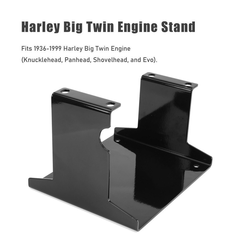 Steel Engine Stand Mounting Bracket for Harley Big Twin EVO Dyna 1936 ...