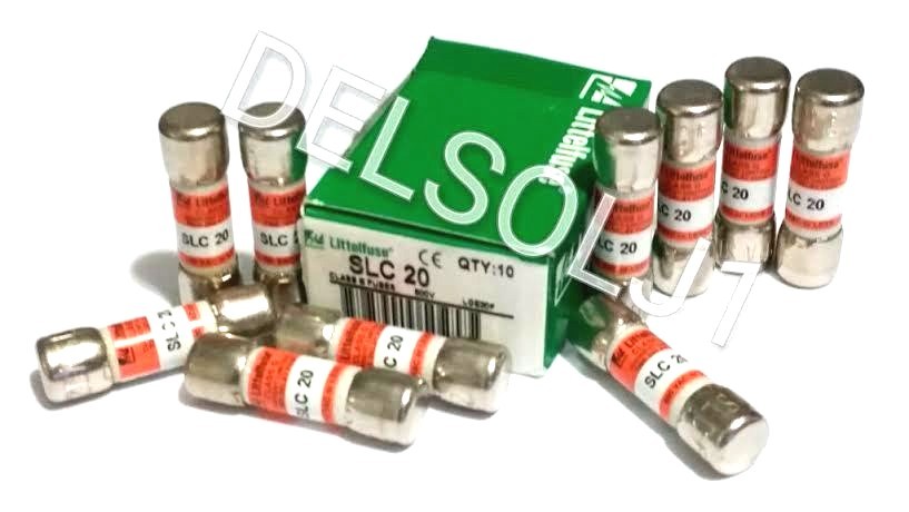 LOT OF 10 NEW SLC-20 SLC20 LITTELFUSE FUSE CLASS G TIME DELAY 600VAC | eBay