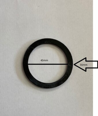 Flat Rubber Washer 45mm Inner Dia 55mm Outer Dia ( 3mm Thickness) | eBay UK