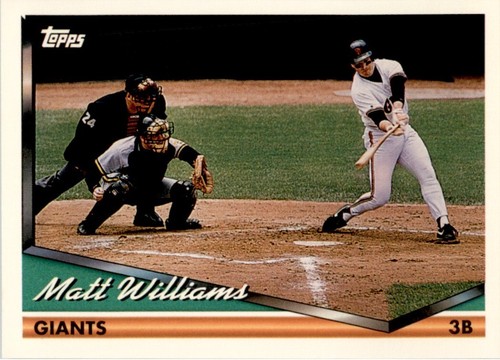 1994 Topps #550 Matt Williams San Francisco Giants | eBay