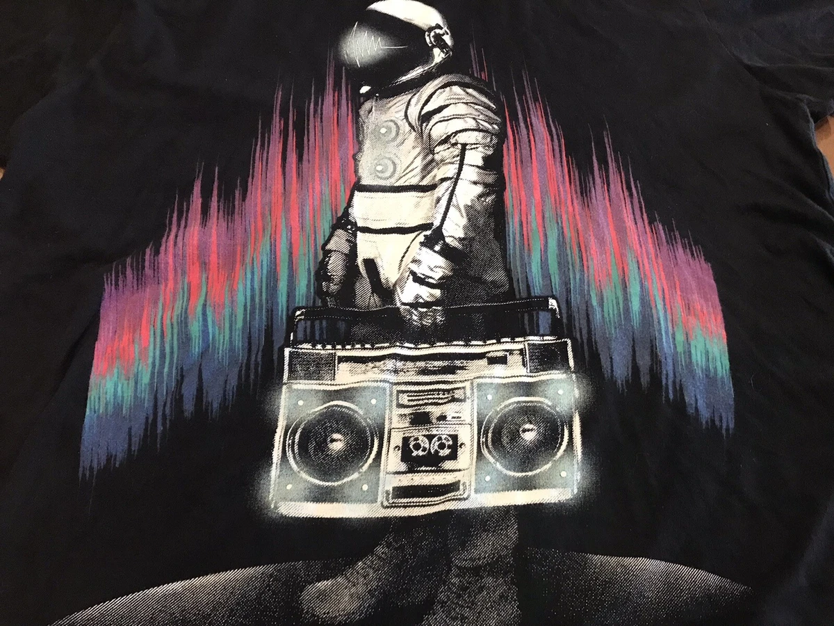 A Large Astronaut With Boombox Hd Wallpaper