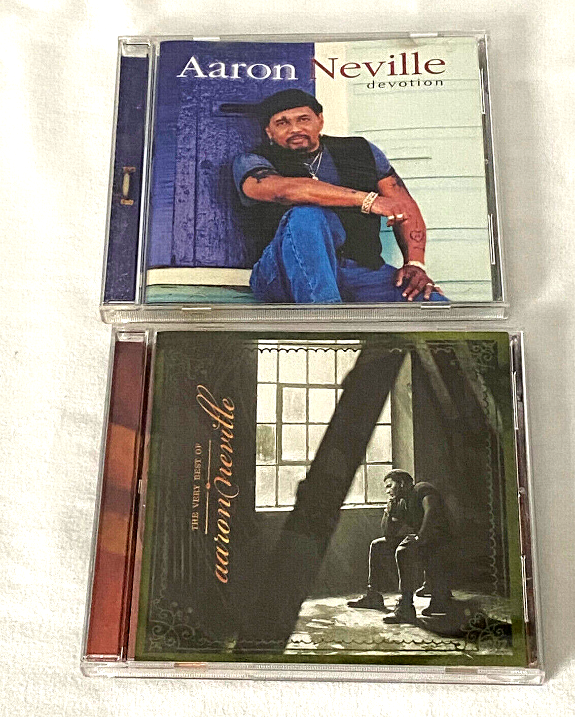 Lot of 2 CD's - Aaron Neville - "Devotion" & "The Very Best of Aaron ...