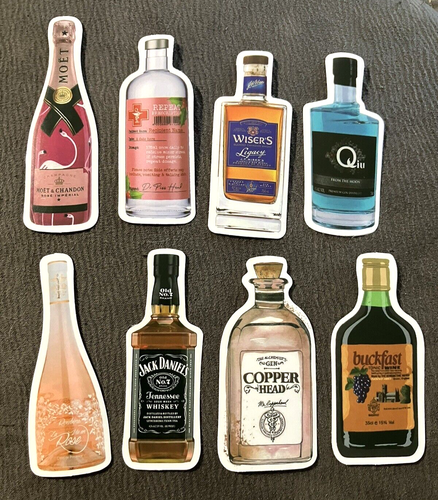 Liquor Bartender Stickers Laptop Water Bottle Skateboard 50 New | eBay