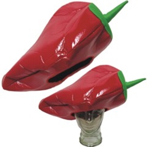 Large Red Hot Chili Pepper Hat Funny Gag Gift | eBay