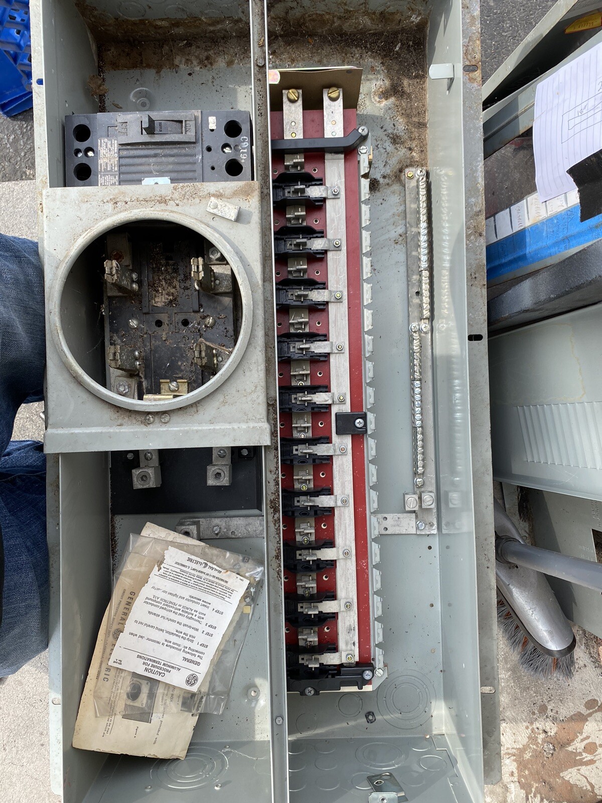 GE DEAD FRONT COVER FOR MAIN 200A 120/240V | eBay