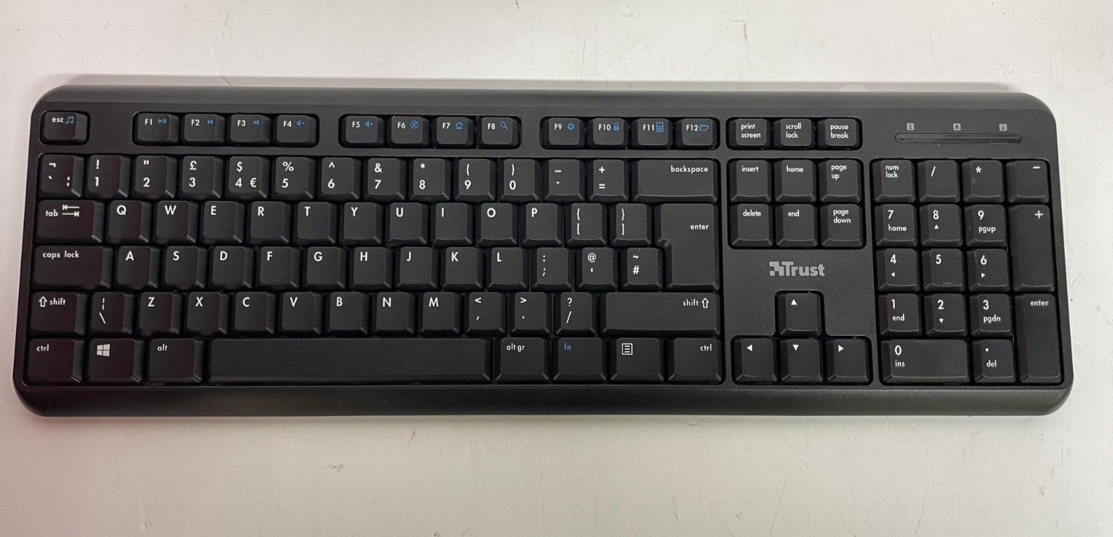 Trust TKM-350 Keyboard - Wireless - QWERTY With Number Pad - USED | eBay UK