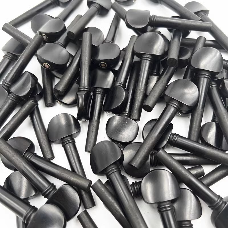 4pcs high quality Violin Pegs Ebony Violin Tuning Pegs 4/4, violin ...
