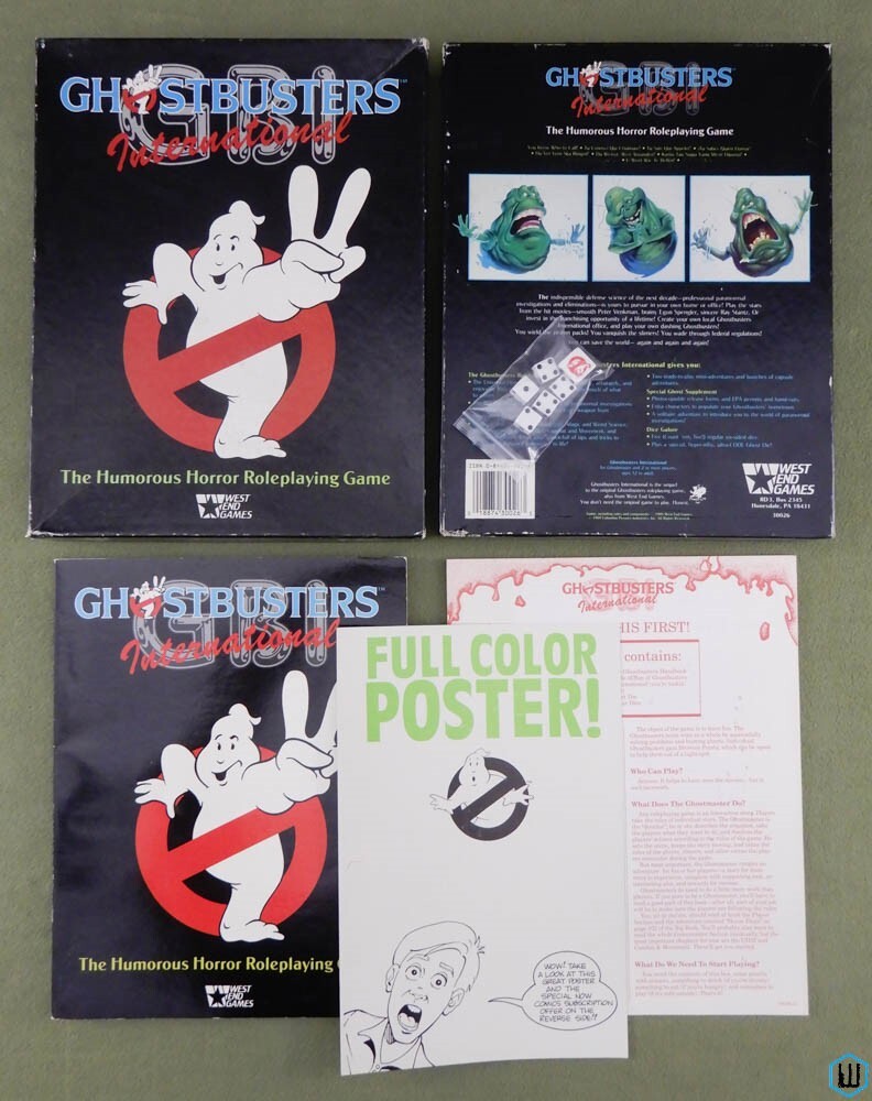Ghostbusters International (GBI RPG Box Set Game) West End Games WEG ...