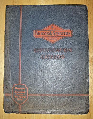 Original Briggs & Stratton Engine Parts Master Price List January 1 ...