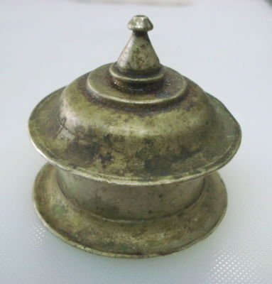 vintage antique collectible old metal sindoor box from india | eBay