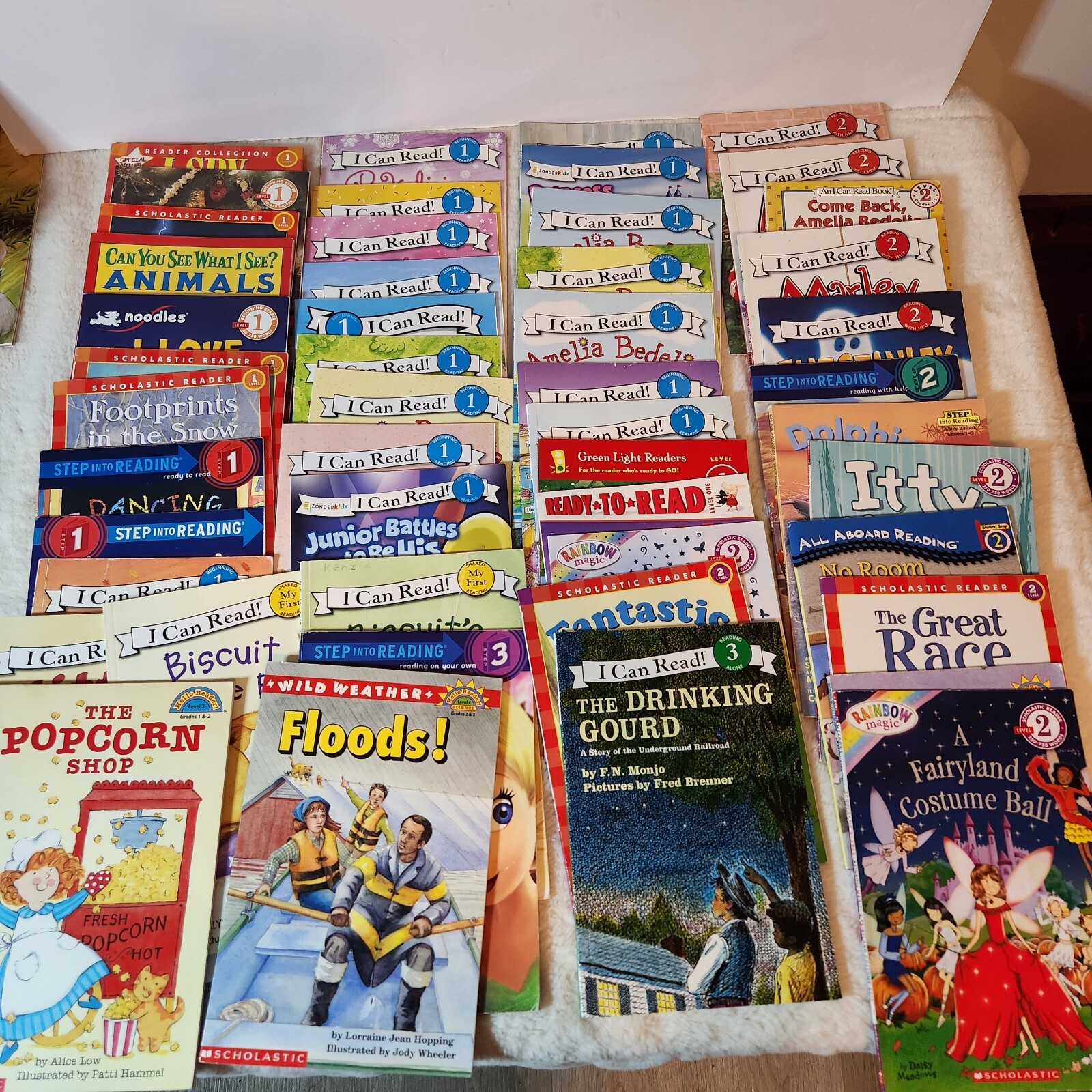 Leveled Reader Book Lot Of 50 My First Levels 1 2 3 & 4 Scholastic I ...