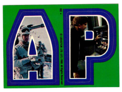 1980 Topps Empire Strikes Back S. 3 Sticker # 88 A & P - Luke / Han (ex ...