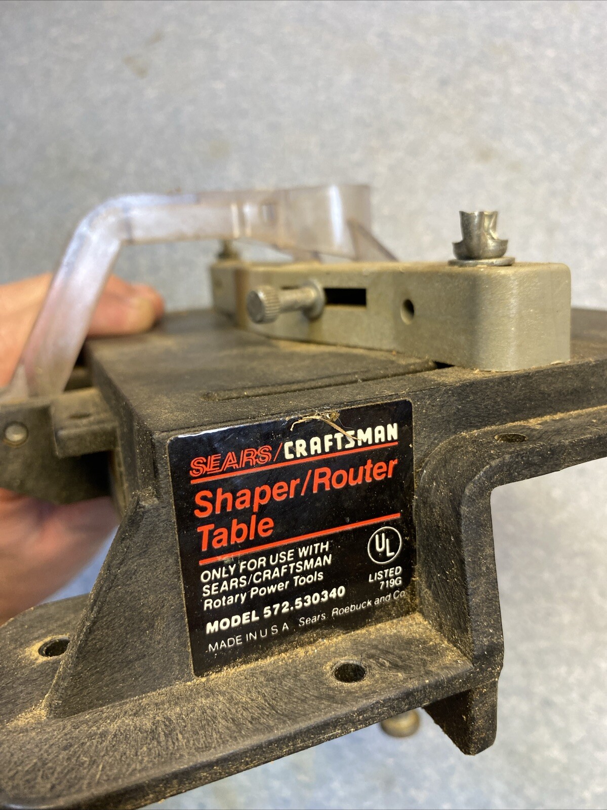 New Sears Craftsman Shaper Router Table USED 572.530340 | eBay