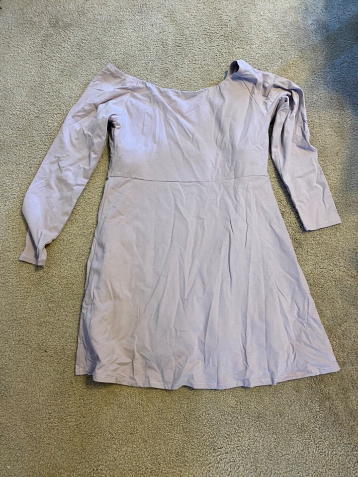 New with Tags Halara Size XL Long-sleeve Mini Sheath Dress Purple NWT ...