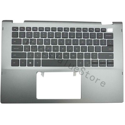 New Dell Inspiron 14 5406 5400 2 in 1 Gray Palmrest Keyboard Backlit ...